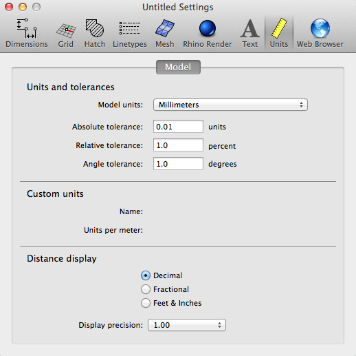 最初の設定 | getting-started-with-Rhino